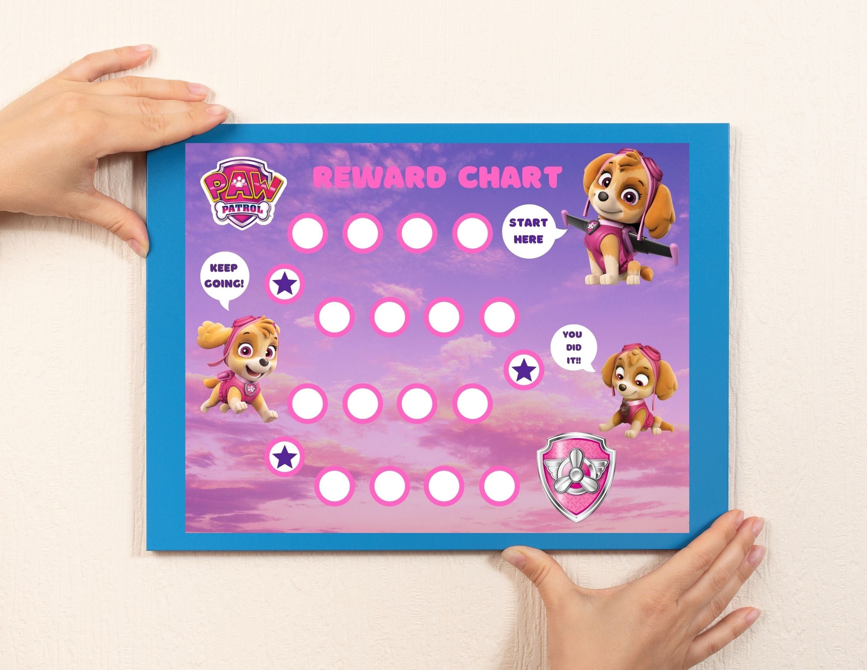 Skye Reward Chart // Skye Sticker Chart // Paw Patrol | Etsy