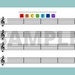 Beginner Piano Music Sheets With Color-coded Tabs (digital Download) - Etsy