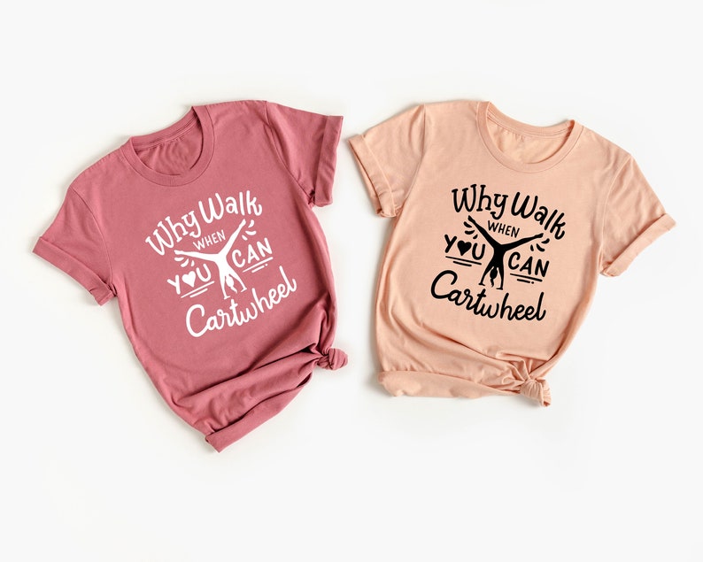 Cartwheel Shirt, Gymnastics T-shirt, Girls Sport Apparel Tee, Gymnast ...