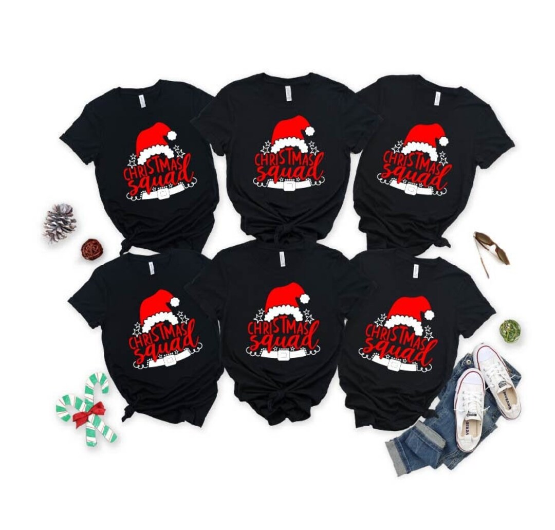 Christmas Squad Shirt: Matching Family Christmas Party Team Shirts - Etsy