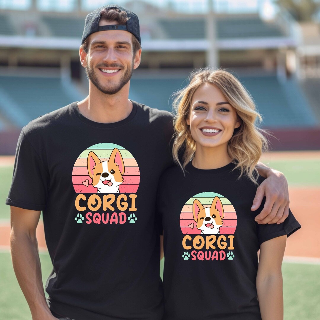 Corgi Squad Shirt, Corgi Lover T-shirt, Corgi Lover Gift, Dog Mom Shirt, Dog Lover Gift, Puppy ...