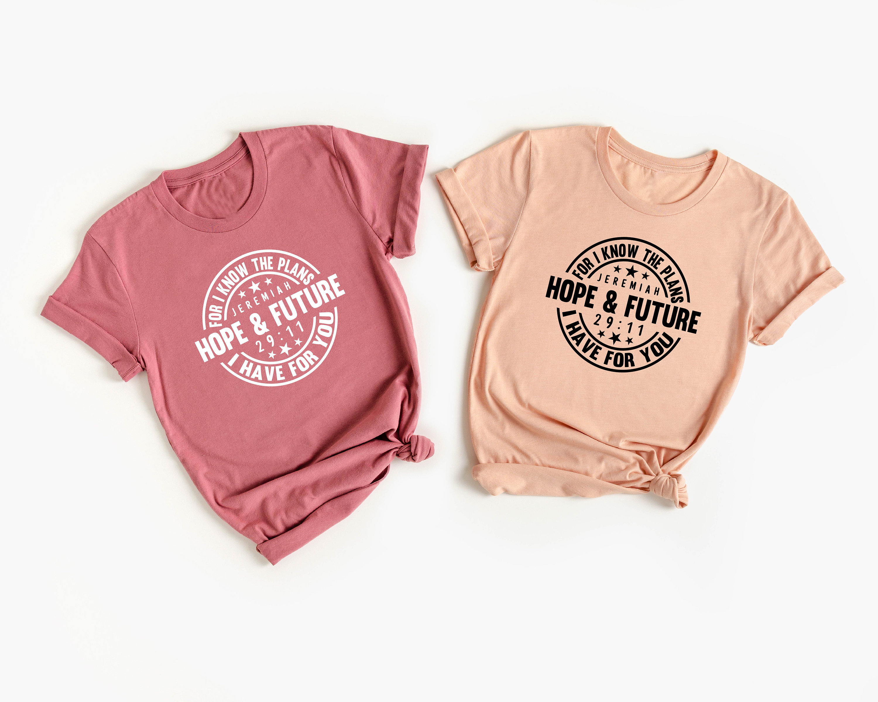 Hope and Future Shirt, Jeremiah 29:11 Shirt, Christian T-shirt ...