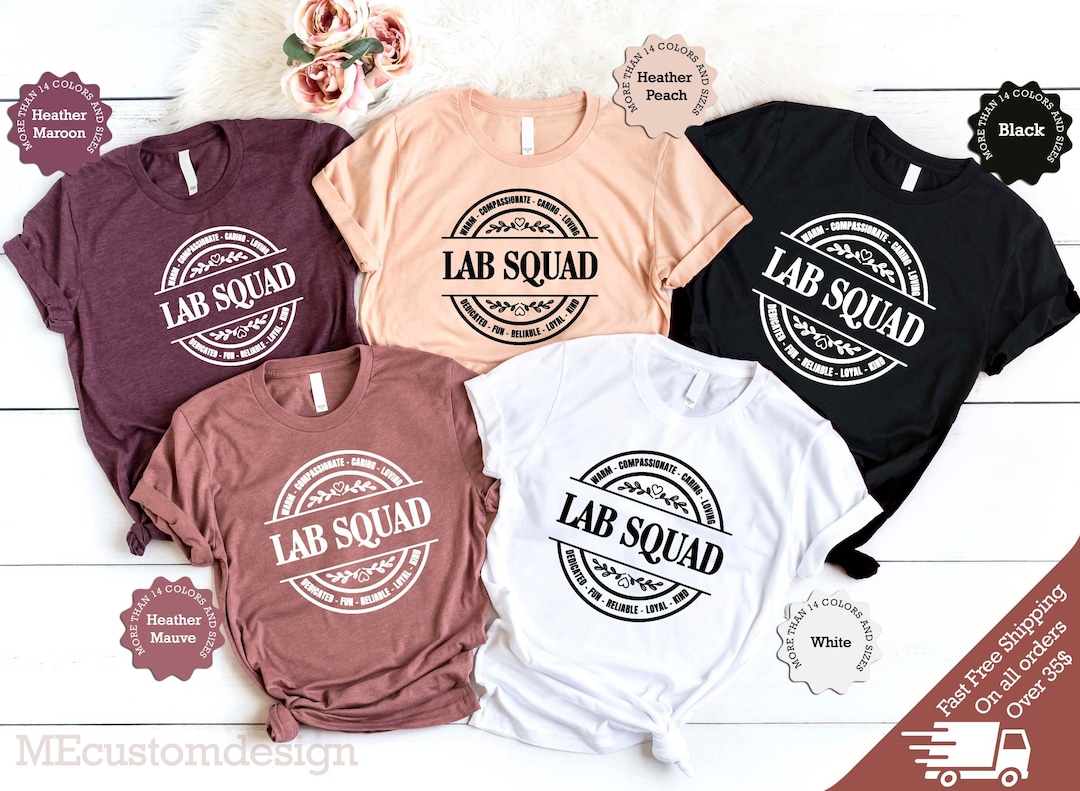 Lab Squad Shirt, Science Team Tee, Funny STEM Teacher T-shirt, Biology ...