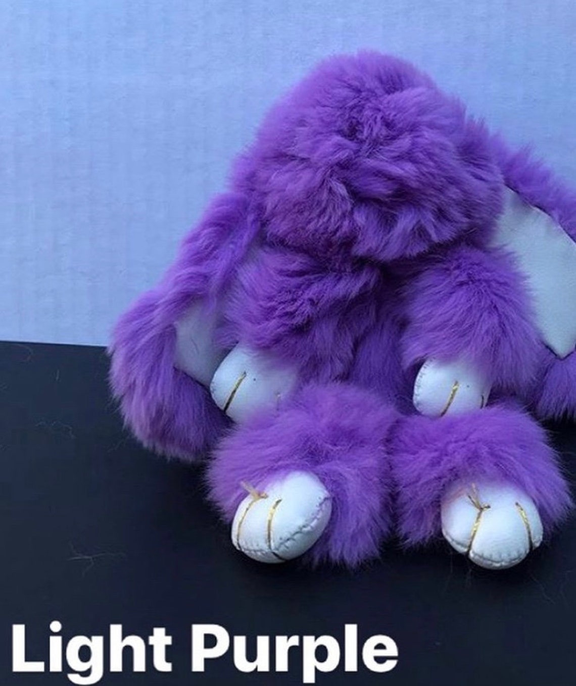 5 fluffy bunny keychain | Etsy