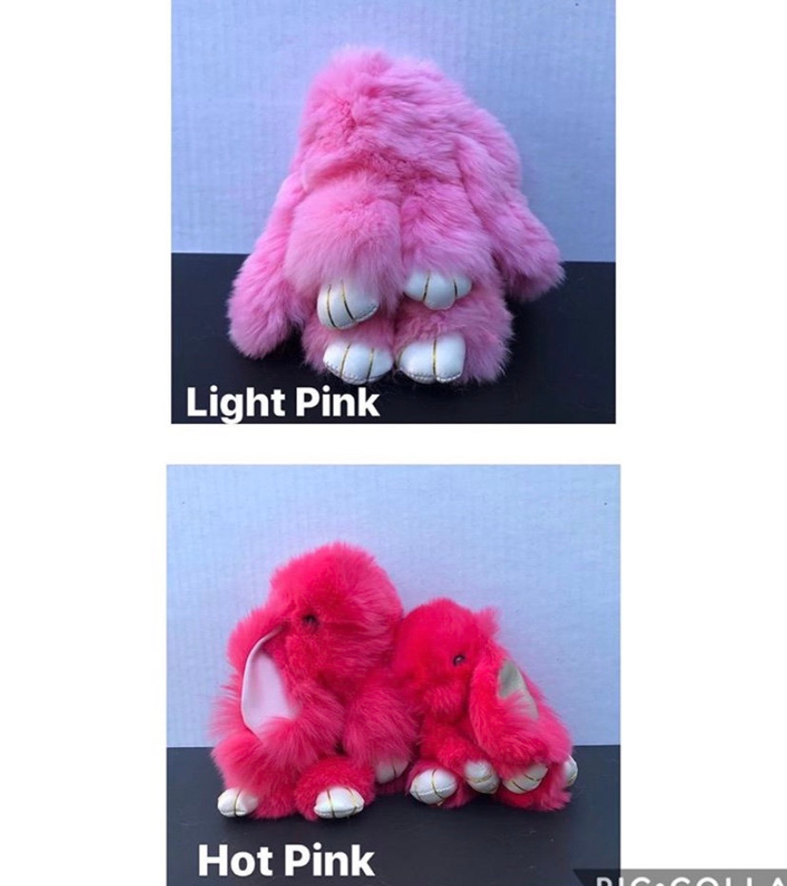 5 fluffy bunny keychain | Etsy