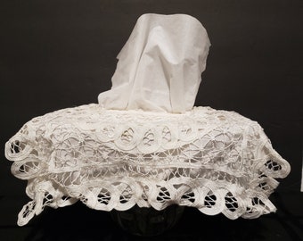 Lace Tissue Box - Etsy