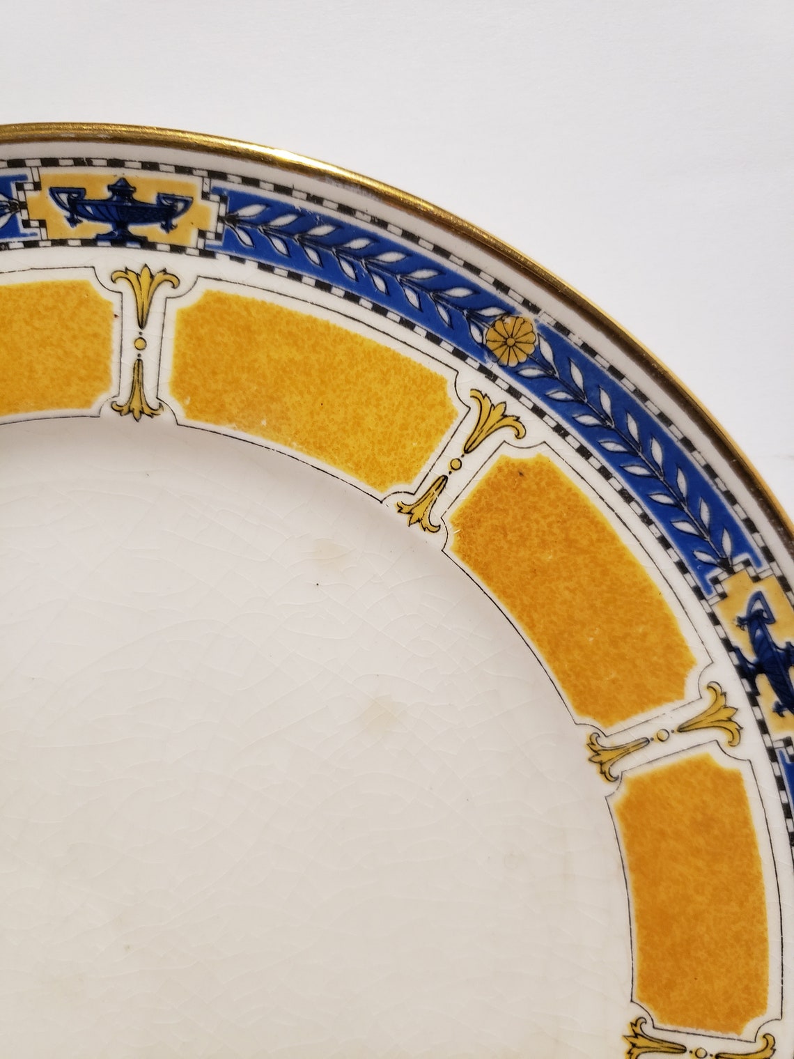 Vintage Royal Worcester Crown Ware 8 Plate Rare York - Etsy Canada