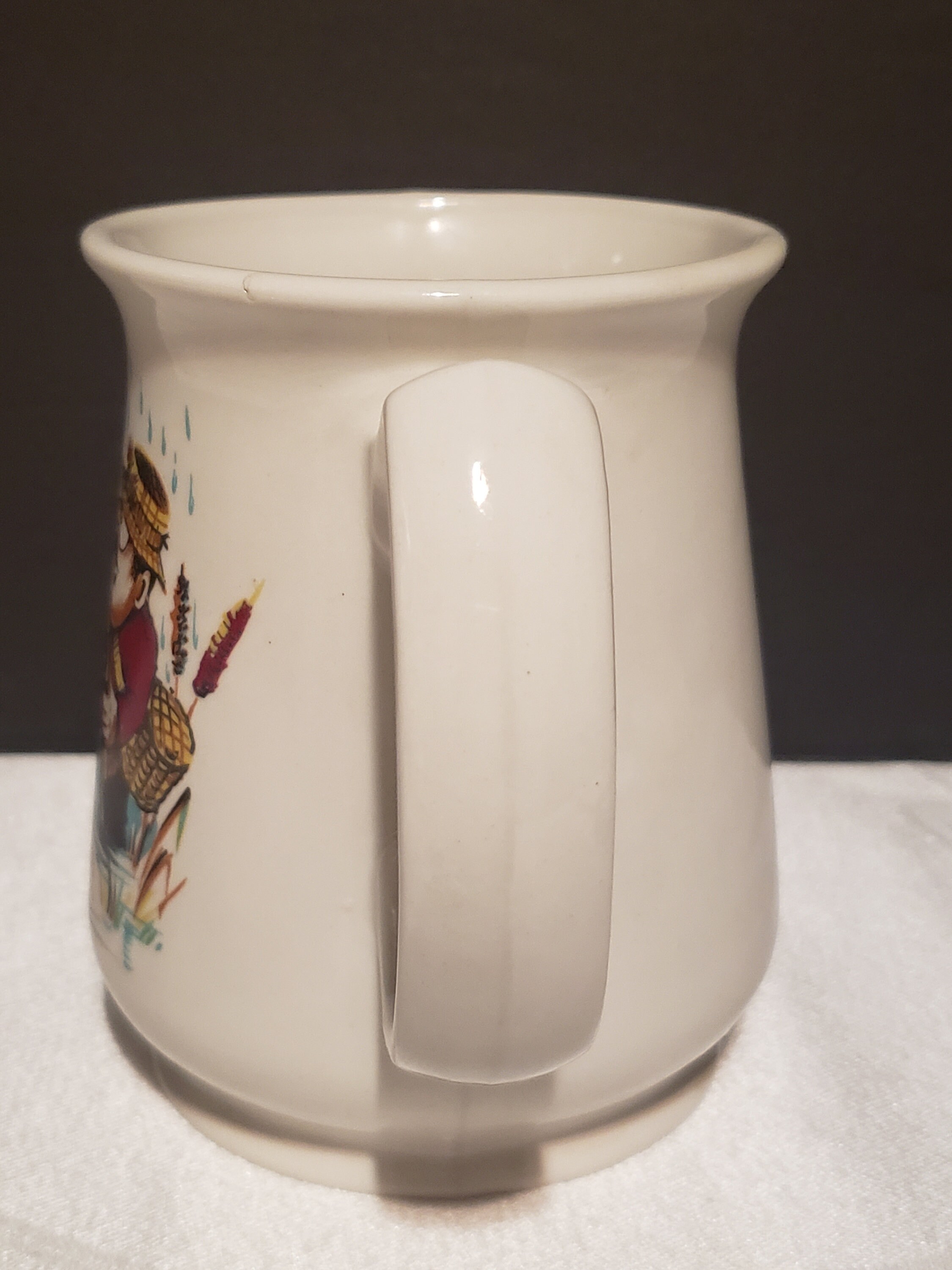 Vintage Galleon Ware Funny Fishing Mug 1970s Canadian Pottery - Etsy