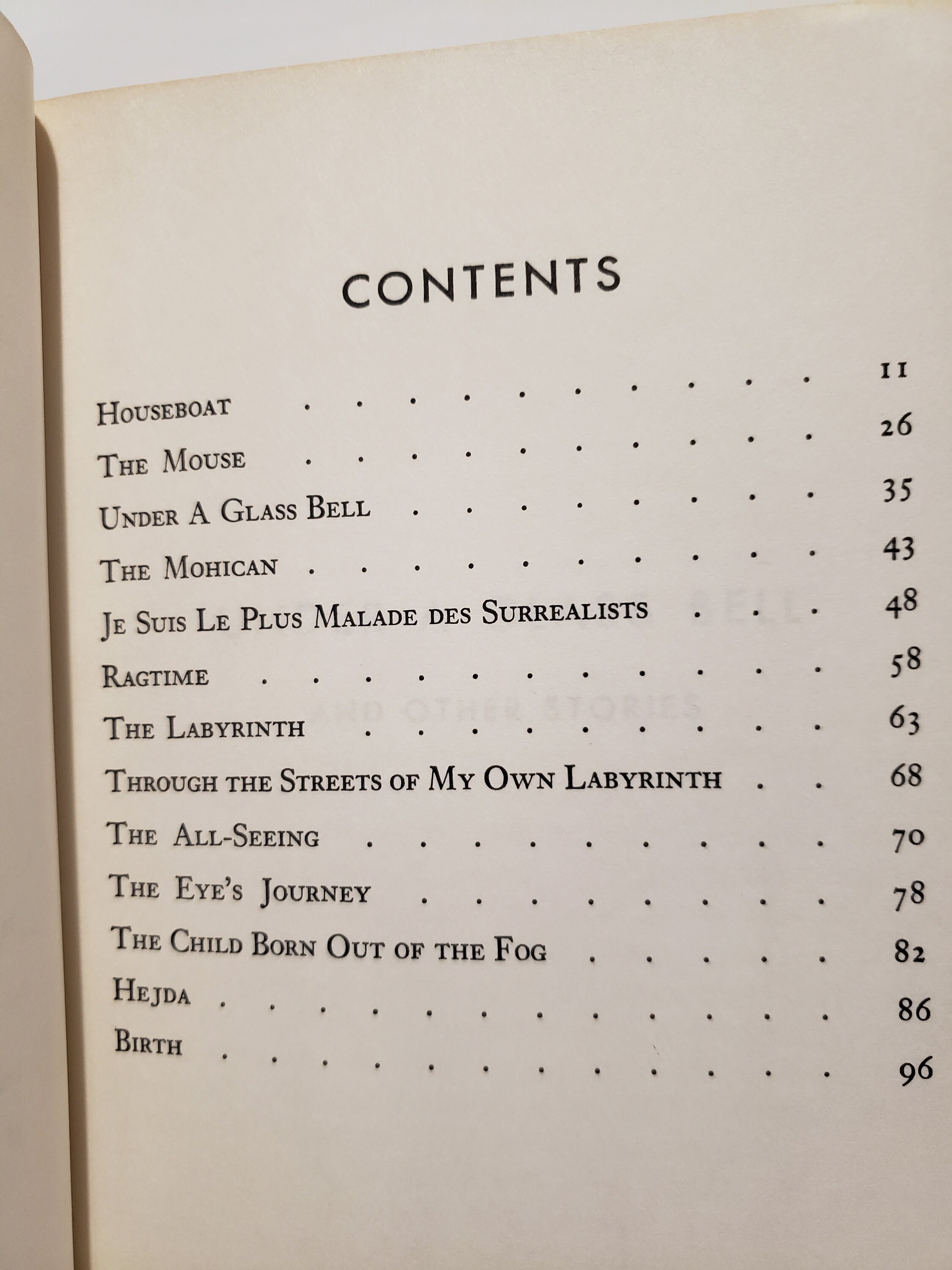 Vintage Anais Nin Book Under a Glass Bell 1948 - Etsy Canada