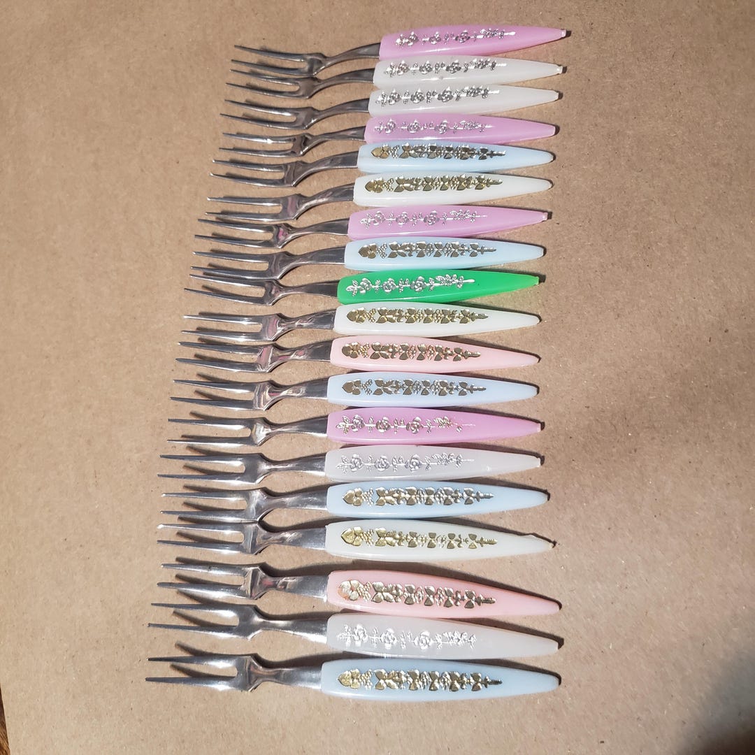 Mid Century Cocktail Appetizer Forks Lot of 18 - Etsy