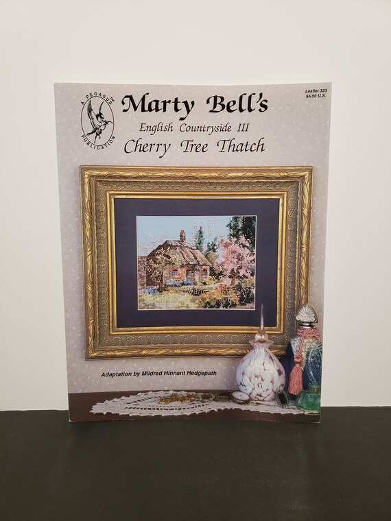 Cross Stitch Pattern Leaflet Cherry Tree Thatch Vintage | Etsy Canada