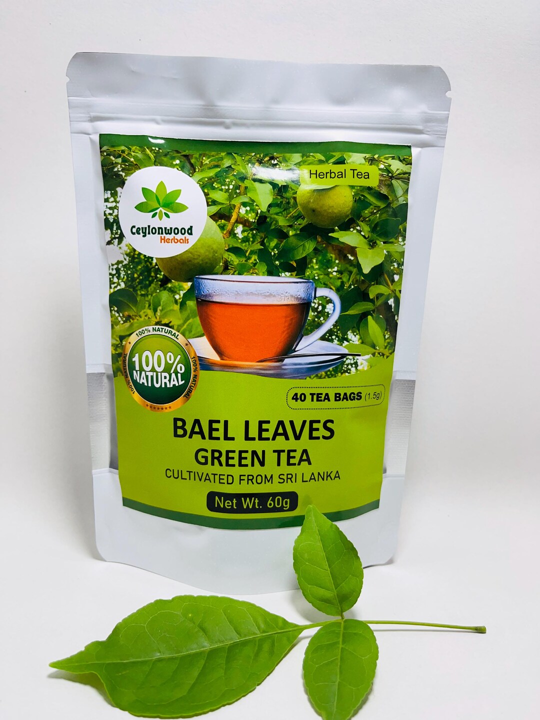 Organic Bael Leaves Green Tea Aegle Marmelos the Best Herbal Tea Ever ...