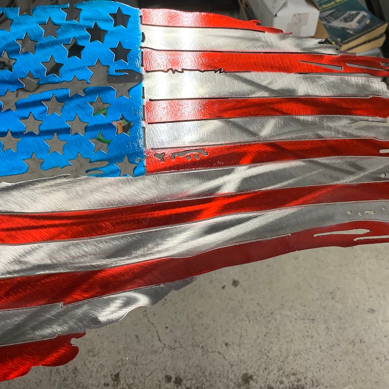 Tattered Flag Svg - Etsy