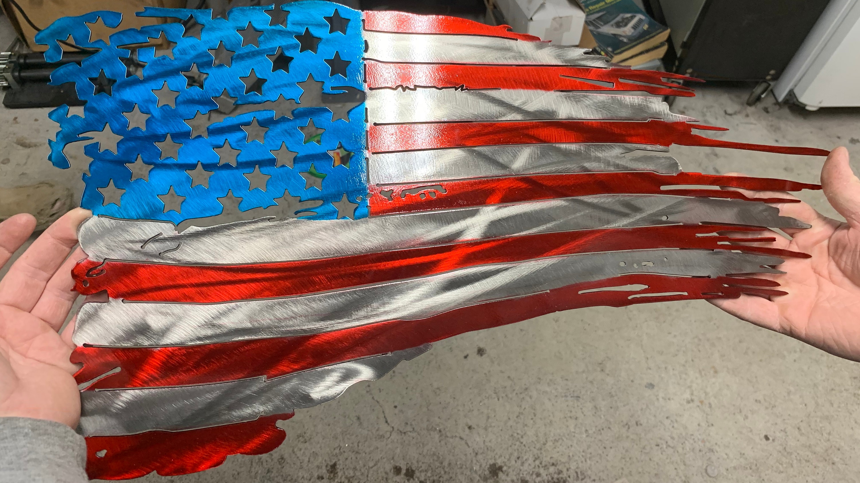21" Tattered Flag (DXF Only) - Etsy