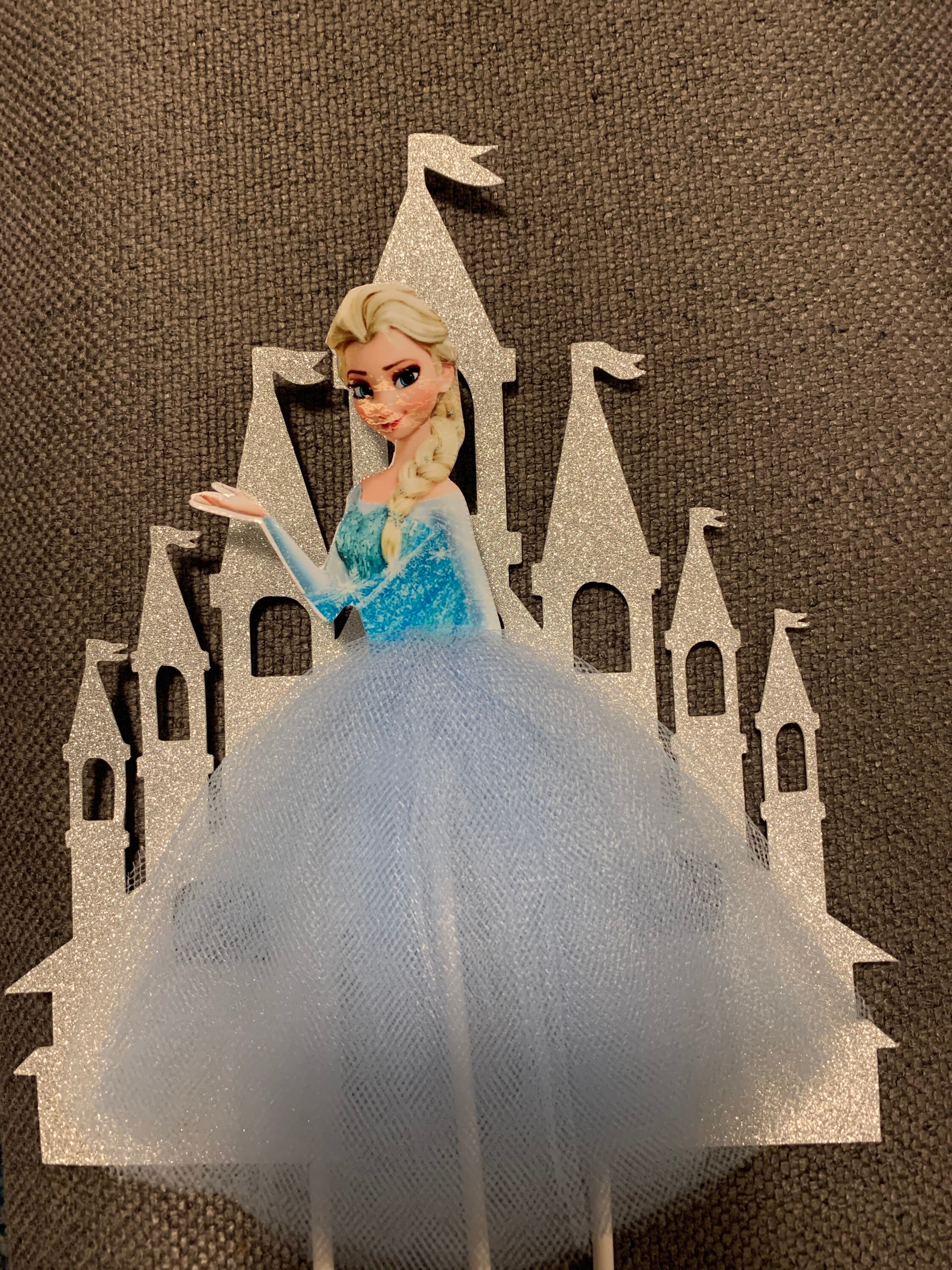 Frozen Inspired Cake Topper Elsa and Anna - Etsy