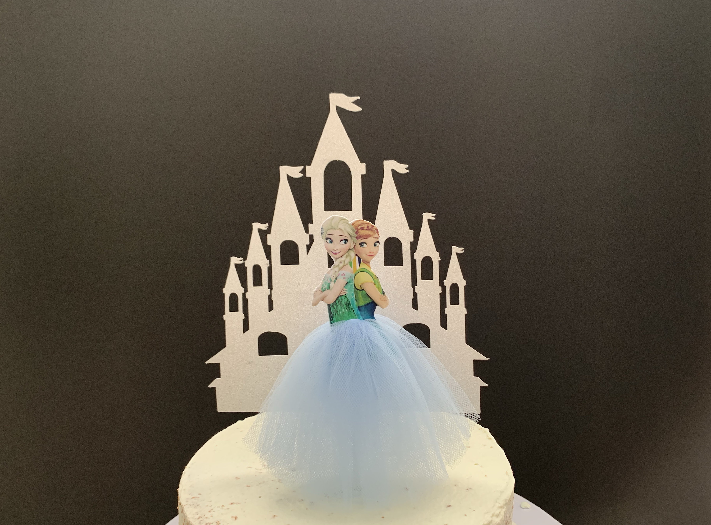 Frozen Inspired Cake Topper Elsa and Anna - Etsy