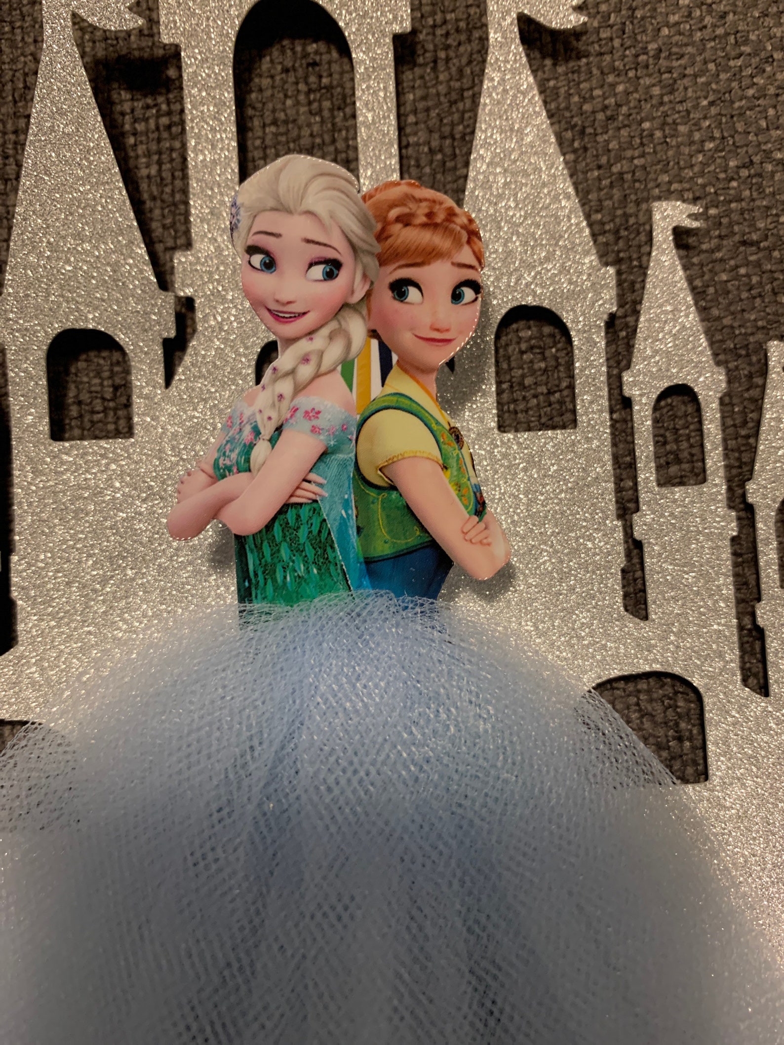 Frozen Inspired Cake Topper, Elsa and Anna - Etsy Canada