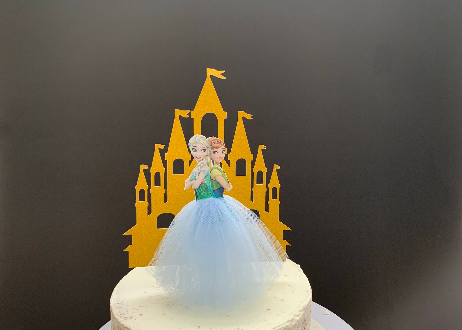 Frozen Inspired Cake Topper Elsa and Anna - Etsy