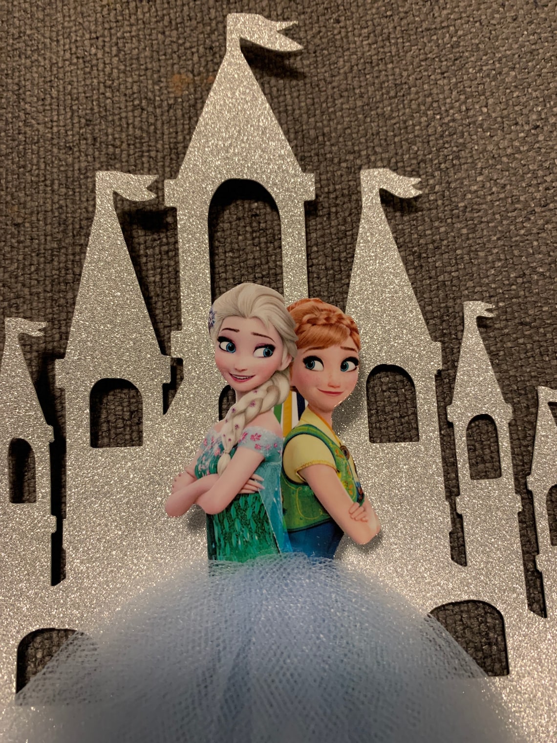 Frozen Inspired Cake Topper Elsa and Anna - Etsy
