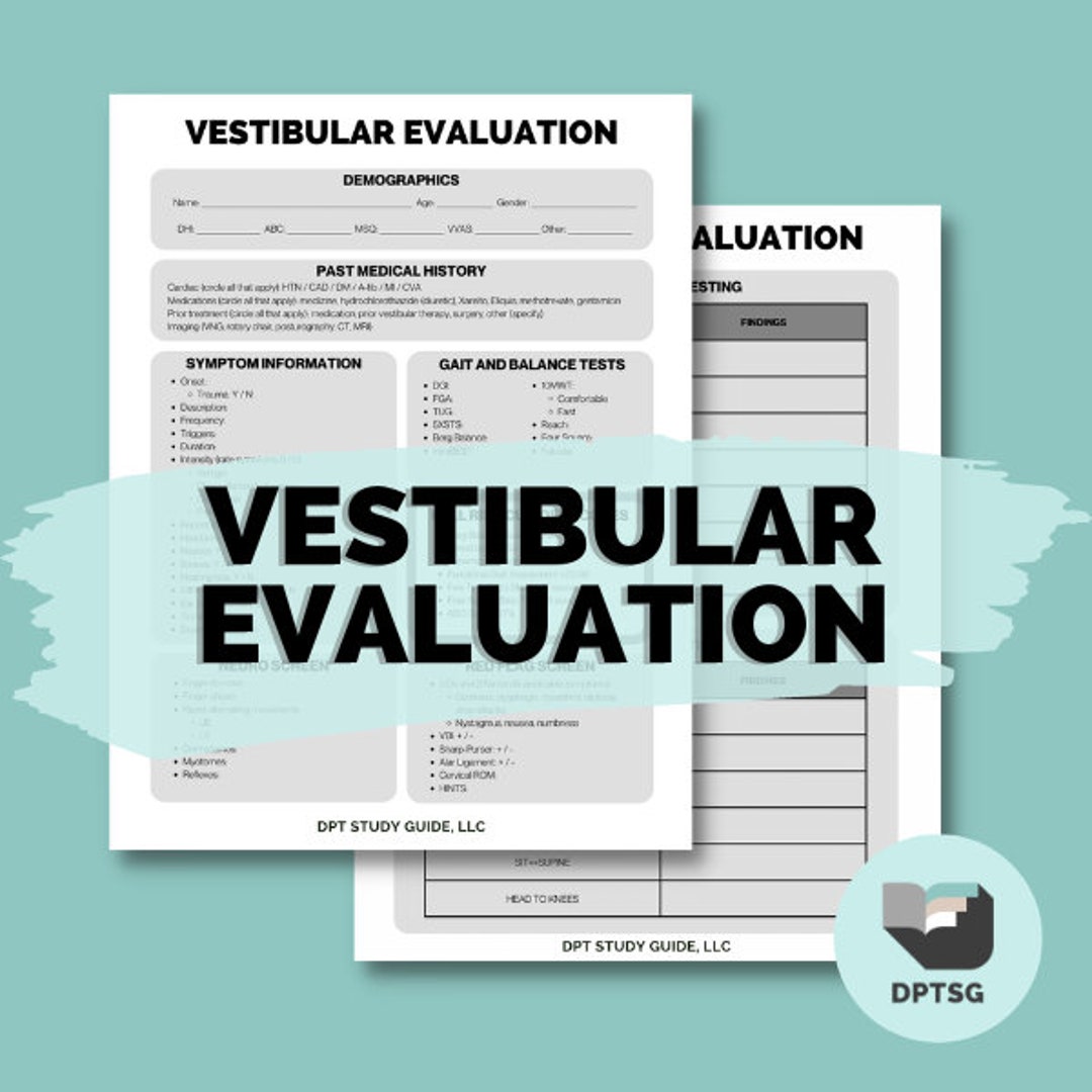 Physical Therapy Vestibular Evaluation Template - Alberguepankotsi