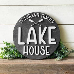 Personalized Lake House Sign, Lake House Decor, Lake Vibes, Coastal ...