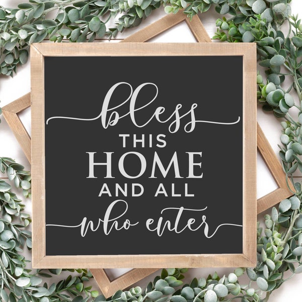 Bless This Home Sign - Etsy