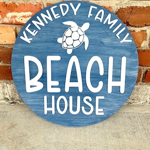 Personalized Beach House Sign, Beach Sign, Beach House Decor, Lake ...
