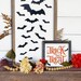Bats Sign Halloween Sign Black Bats Sign Halloween Decor - Etsy