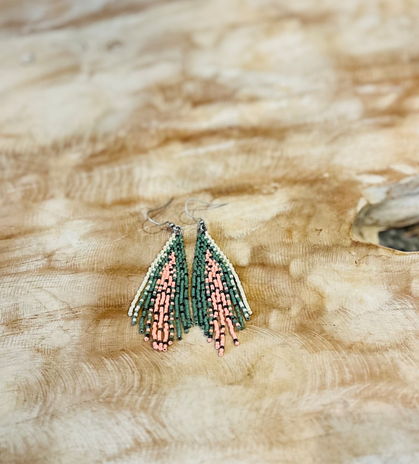 Beaded Trout Earrings - Etsy