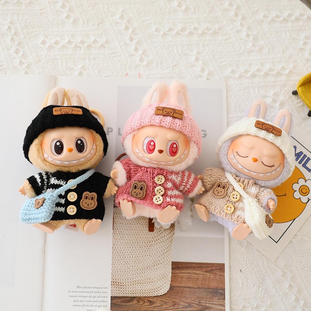 Labubu Doll Clothes 1st 2nd 3rd Gen Outfit Set, Kawaii Replaceable ...