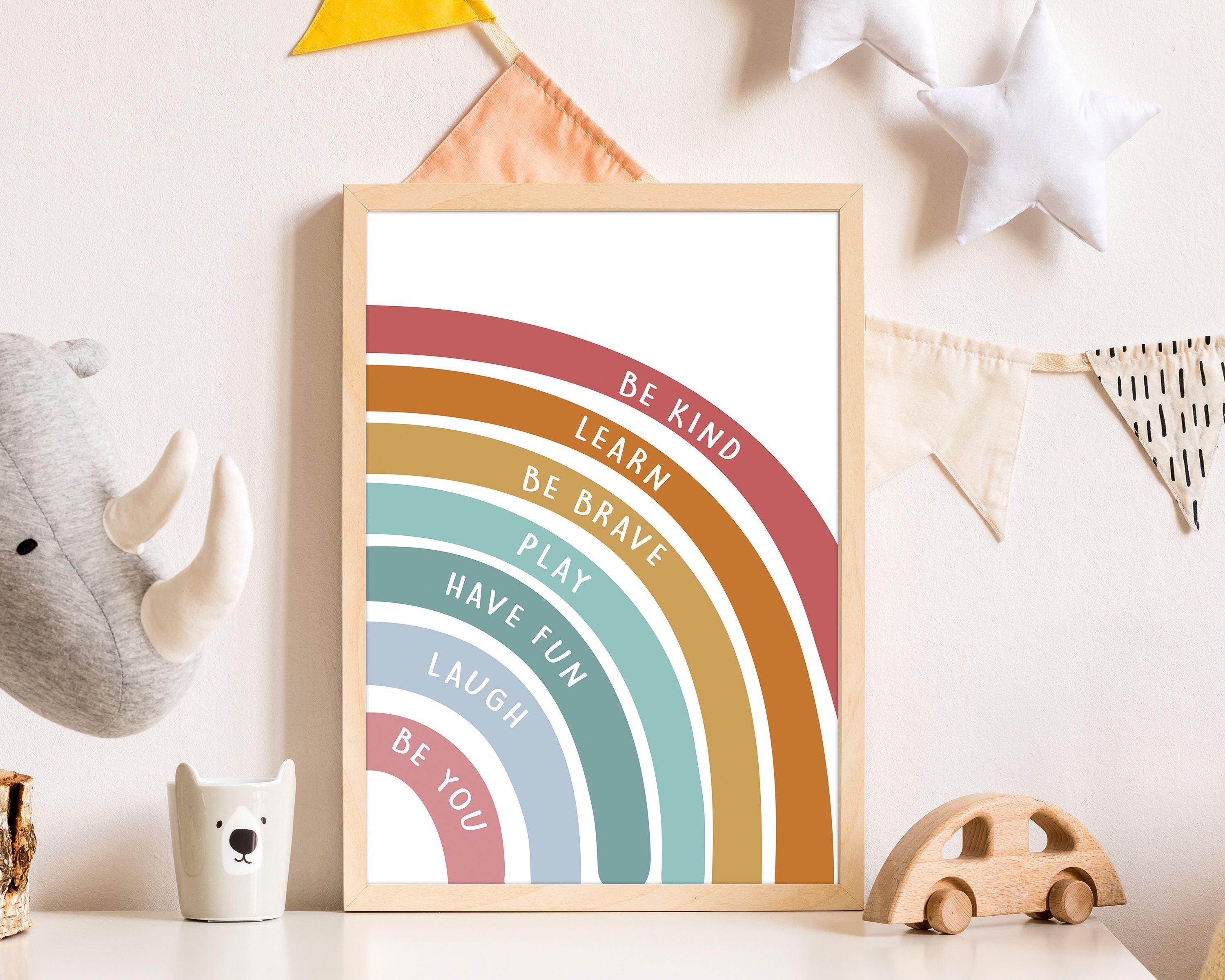 Wall Hangings Wall Décor Rainbow Nursery Wall Art Decor Daily ...