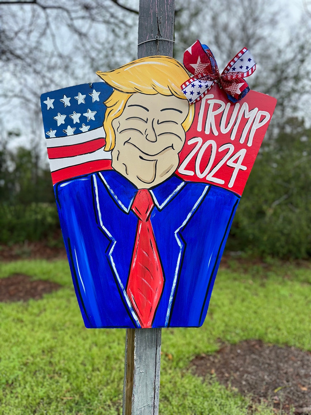 Trump Door Hanger, Donald Trump, Trump 2024, Maga - Etsy