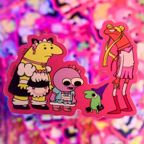 Depressed Pim Sticker / Smiling Friends / Desmond's Big - Etsy Canada