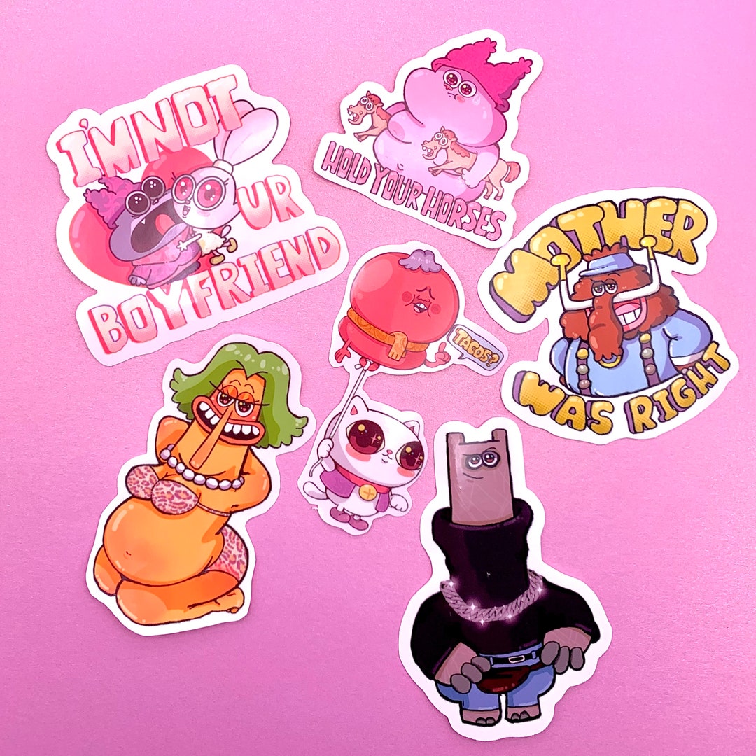 Chowder Themed Stickers - Etsy