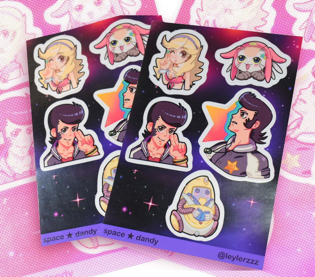 A Dandy Guy in Space Sticker Sheet - Etsy