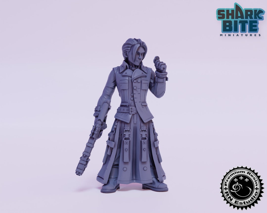 Classic JRPG Miniature Rufus, 32mm Scale 3D Printed Tabletop RPG for ...