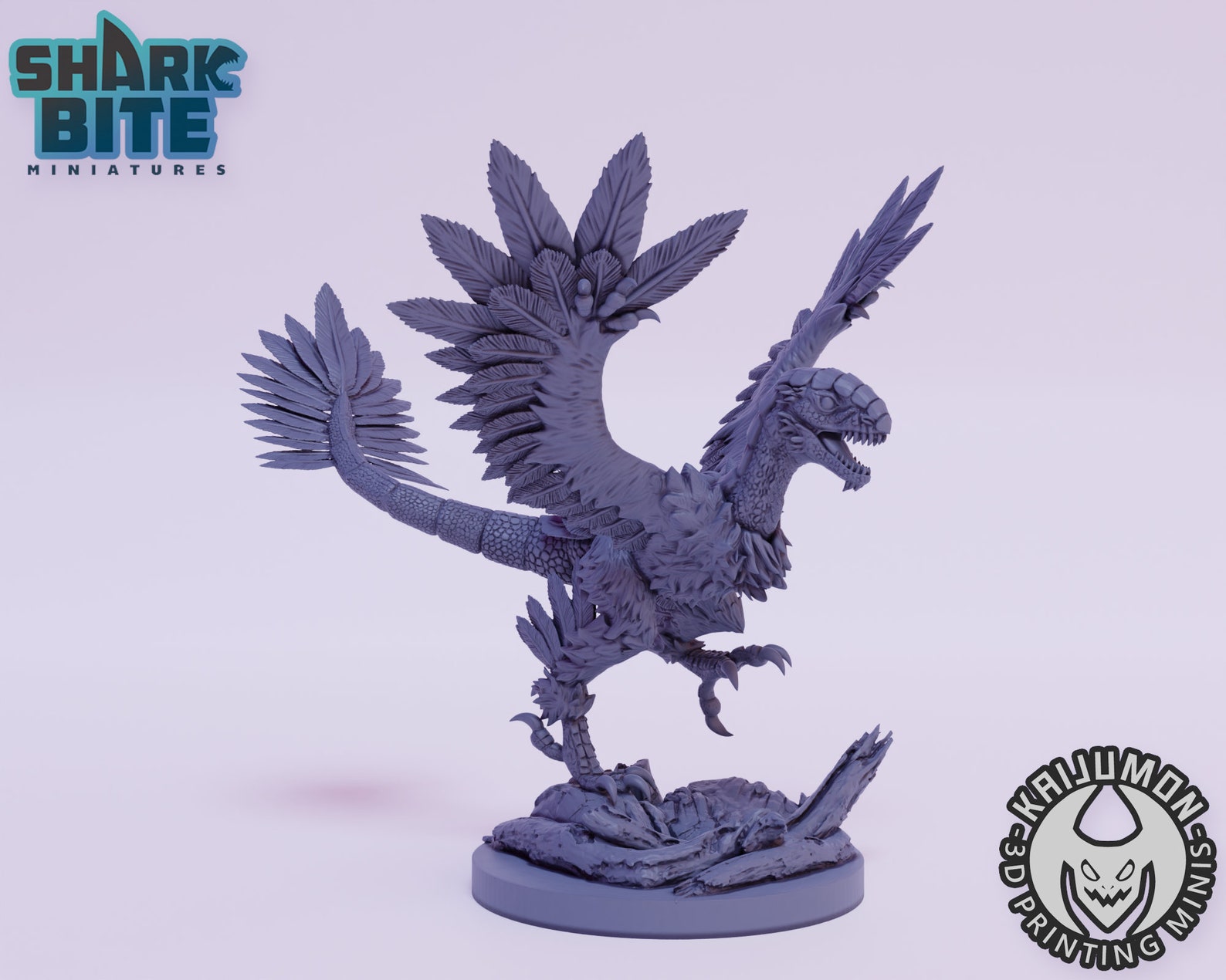 Buy Kaijumon Archeops 3D Printed Miniature Designed by Kaijumon Online ...