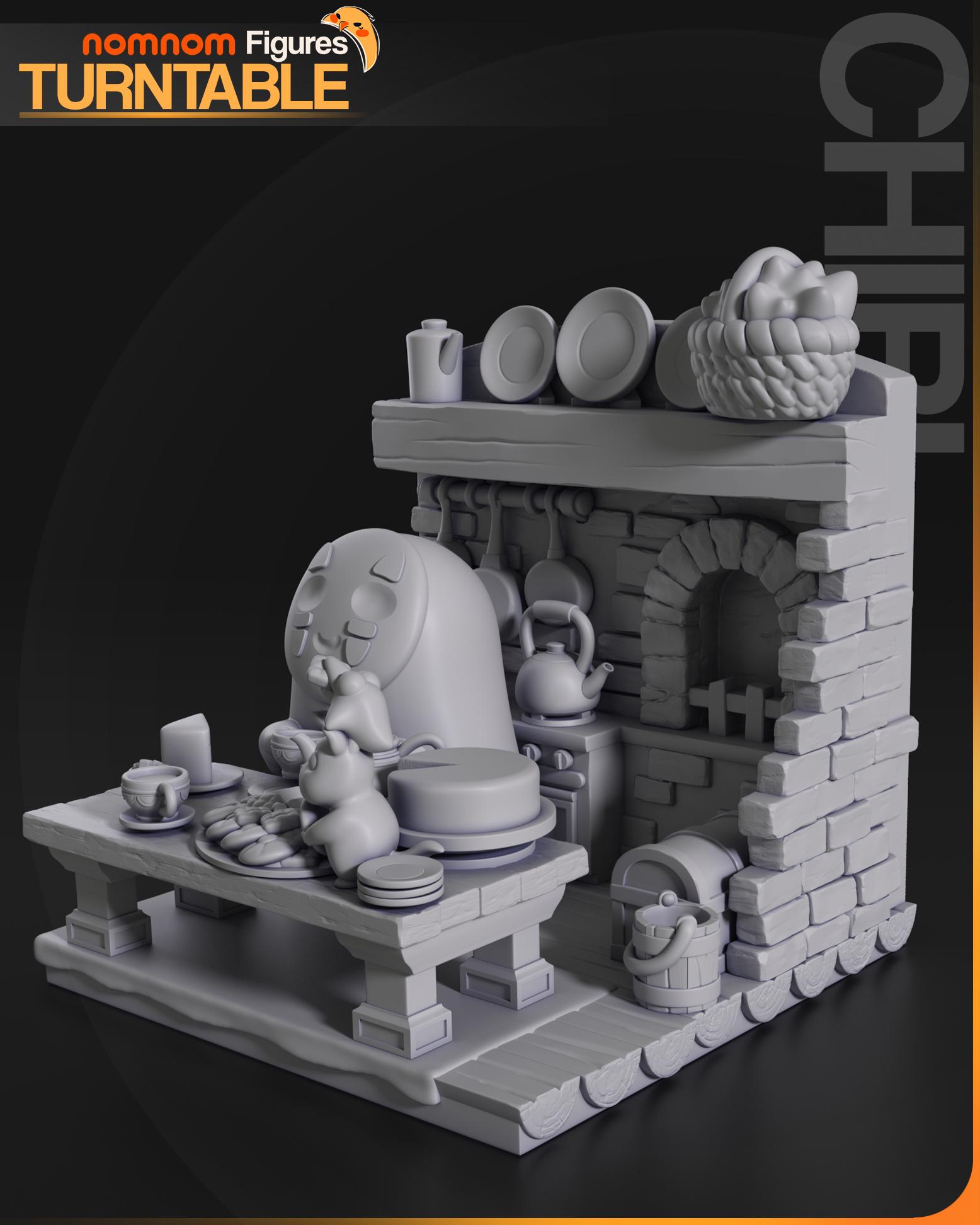 Chibi Faceless Friend 3D Printed Statue Kit | Garage Kit | Model Kit ...