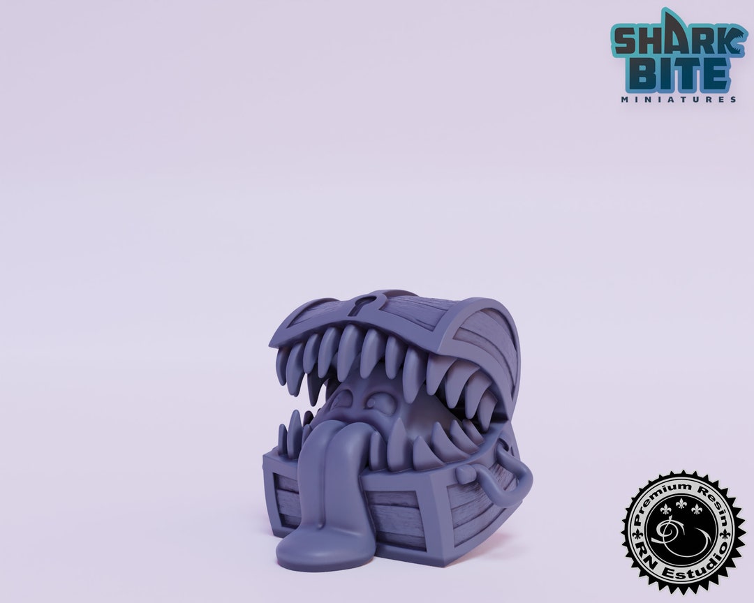 Classic JRPG Miniature Mymic, 32mm Scale 3D Printed Tabletop RPG for ...