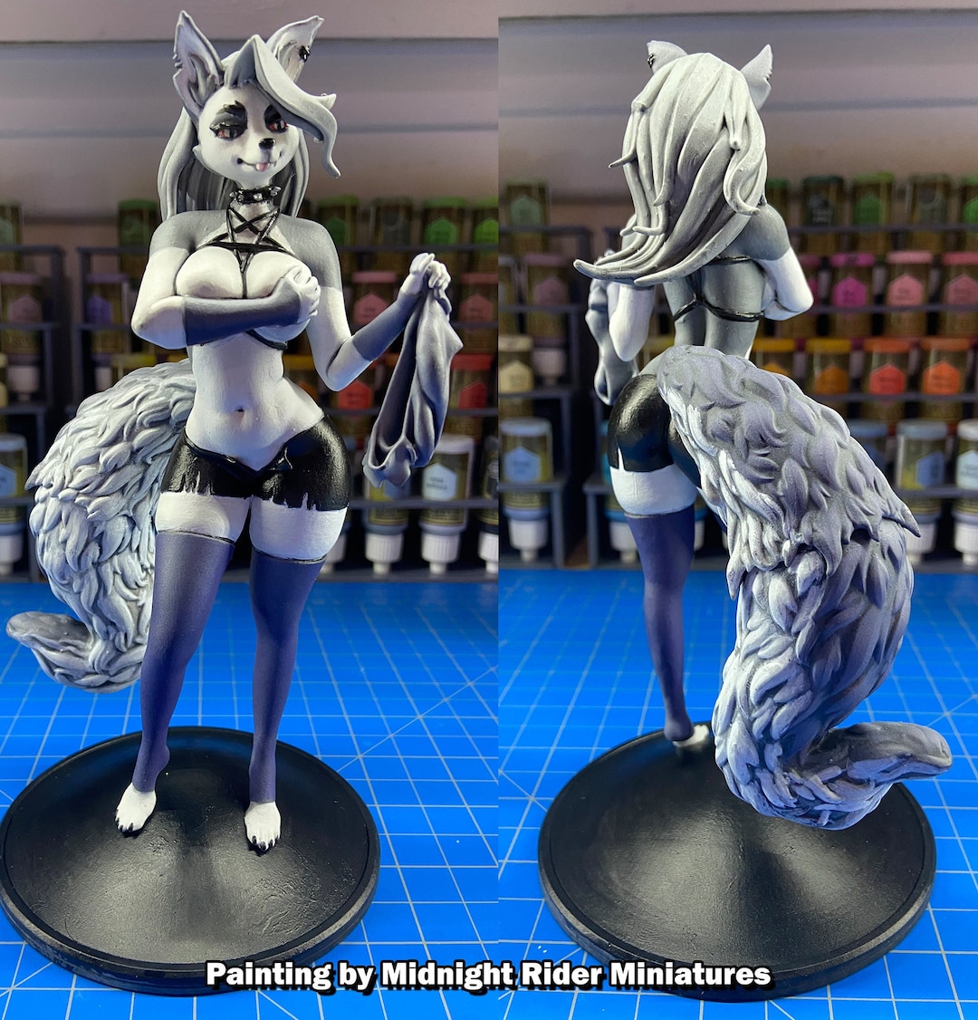 Standing Hellhound Fan Art Figurine | 3D Resin Print | Garage Kit | by Cleo Figurines | Shark ...
