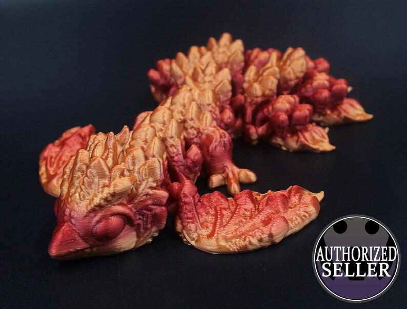 Articulated Tiny Phoenix 3D Printed Fidget Toys Designed by - Etsy