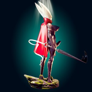 Princess Protector Pin up Figurine 3D Resin Print Model Kit Garage Kit ...