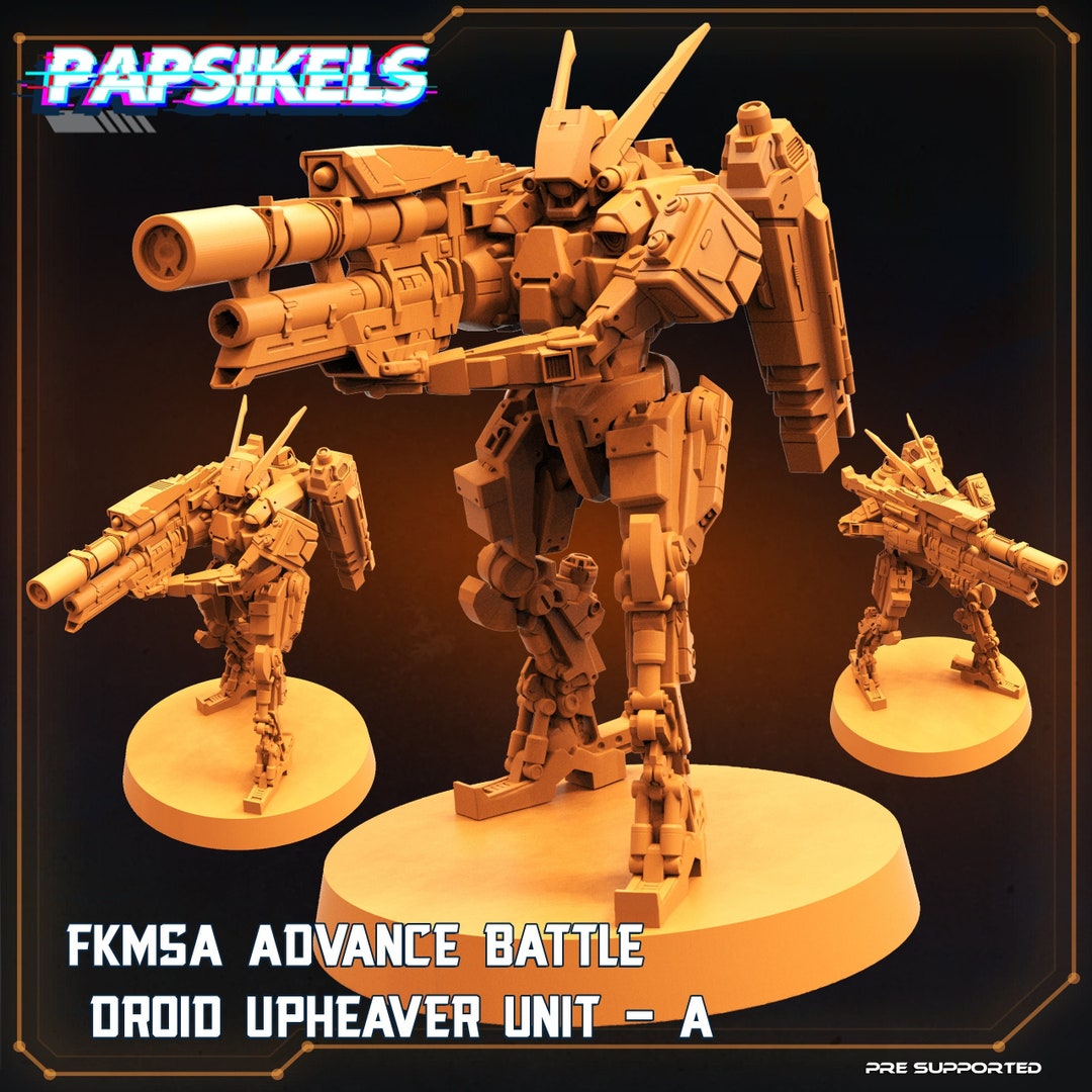FKMSA Advance Battle Droid Upheaver Unit | Dropship Troopers | 32mm ...