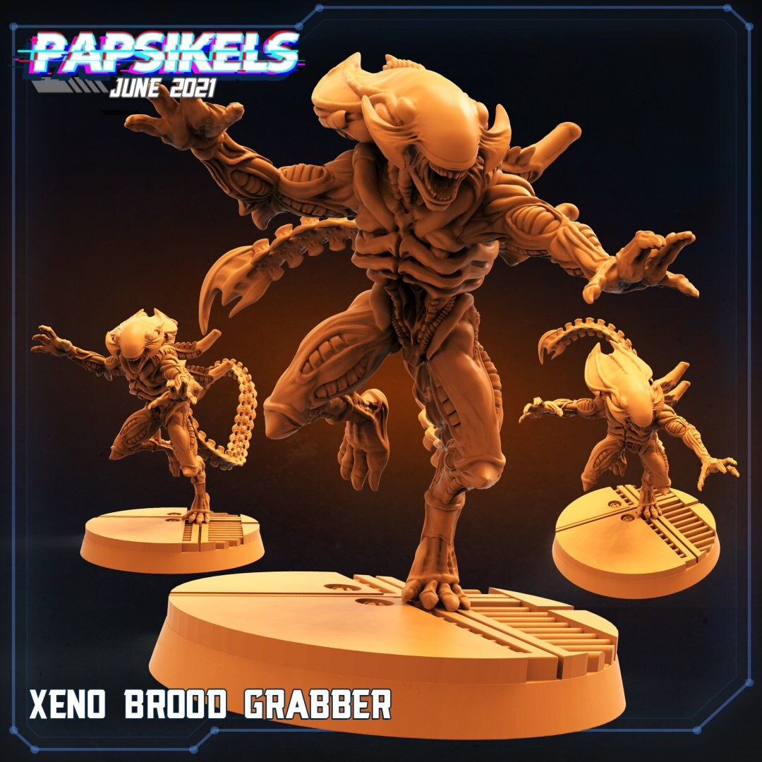 Xeno Brood Grabber Aliens Vs Humans 32mm Scale 3D Printed - Etsy