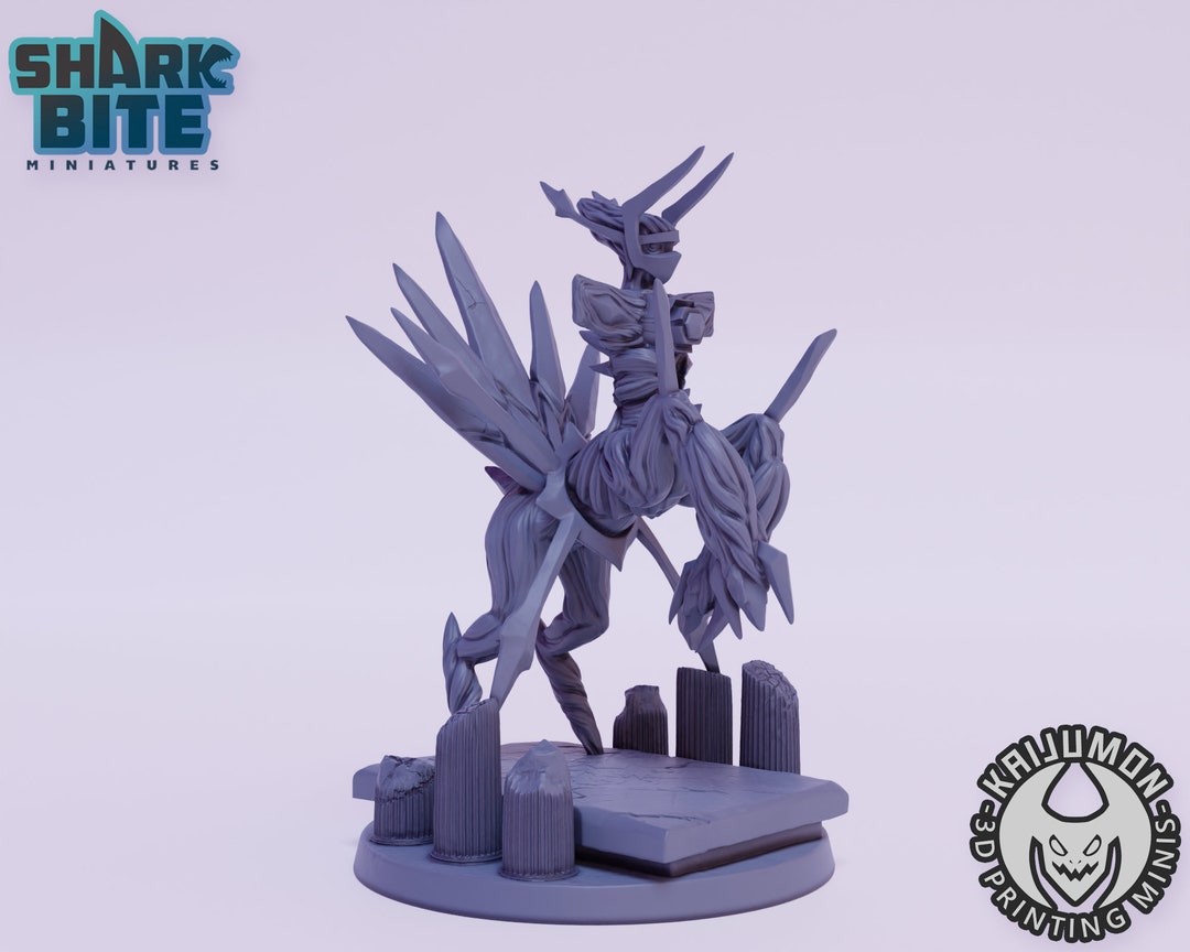 Kaijumon Origin Form Dialga 3D Printed Miniature | Designed by Becca 3D ...
