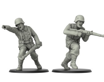 German Soldier 32mm Scale 3D Printed World War II Miniature - Etsy