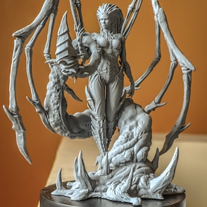 Alien Hive Queen 3D Printed Statue Fan Art | Garage Kit | Model Kit ...