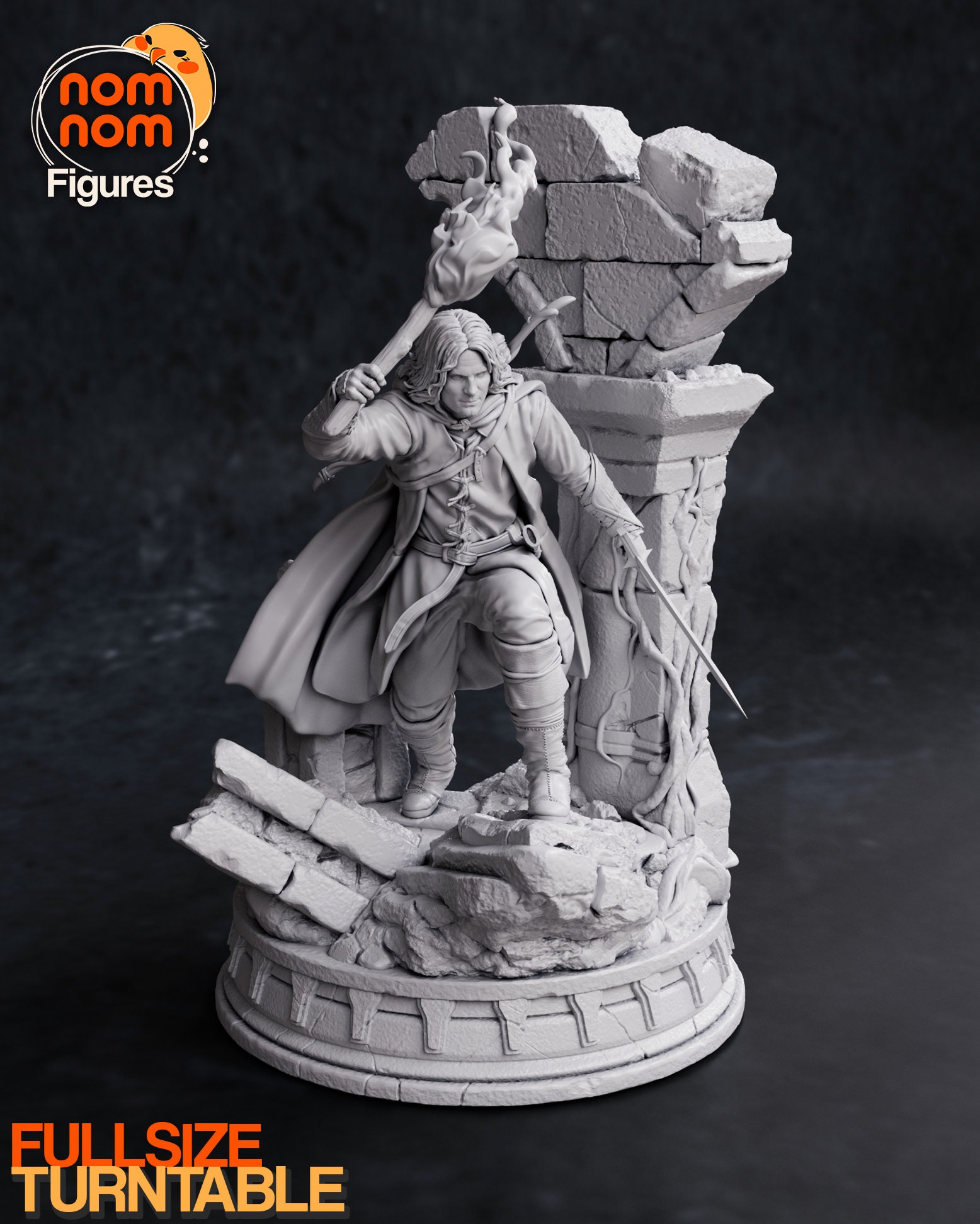 The Ranger King 3D Printed Statue Fan Art From | Garage Kit | Model Kit ...