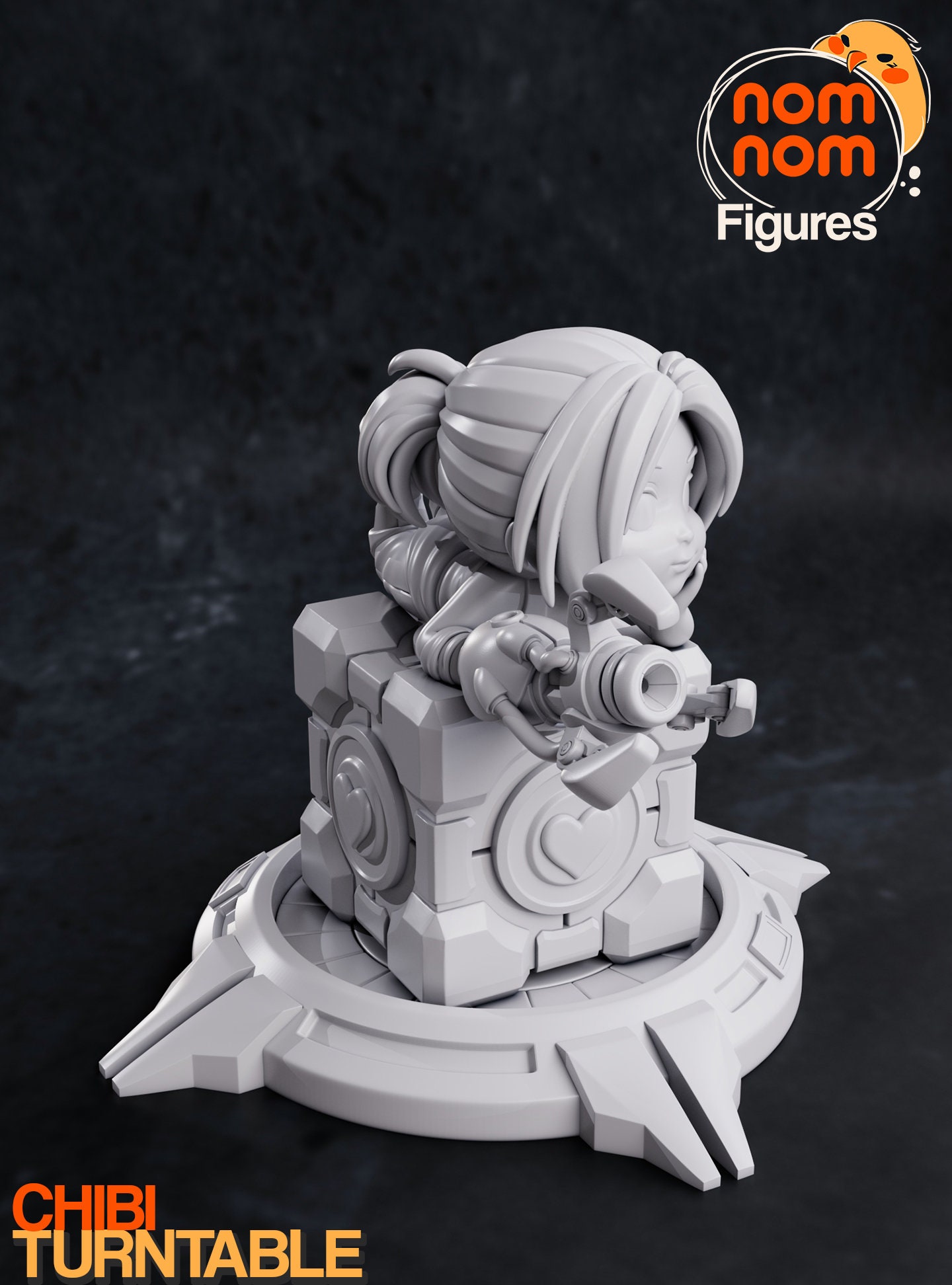 Chibi Test Subject 3D Printed Statue Kit | Garage Kit | Model Kit ...