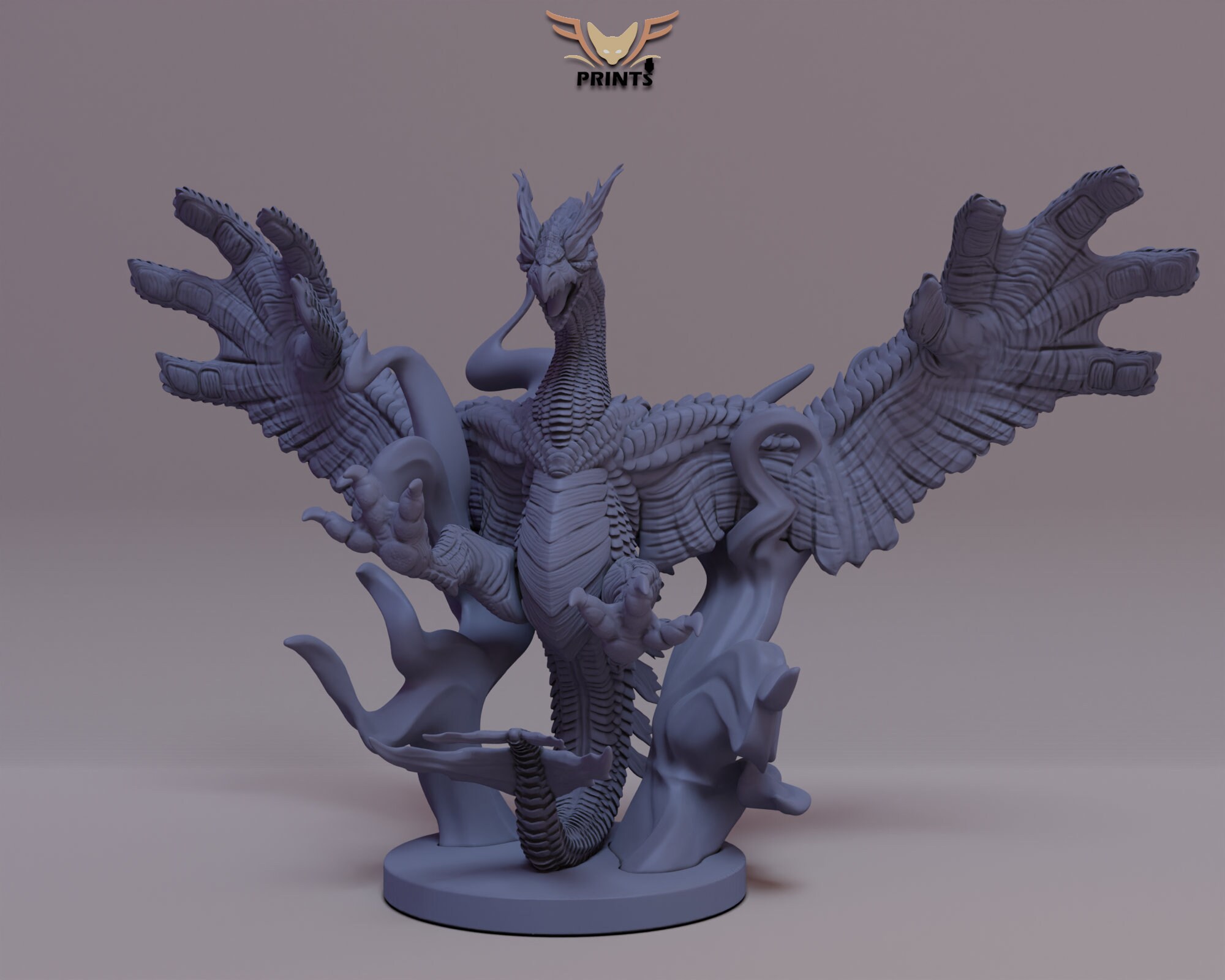 Paper Finished Origami Origami Origami Shadow Lugia Pokemon figurine ...